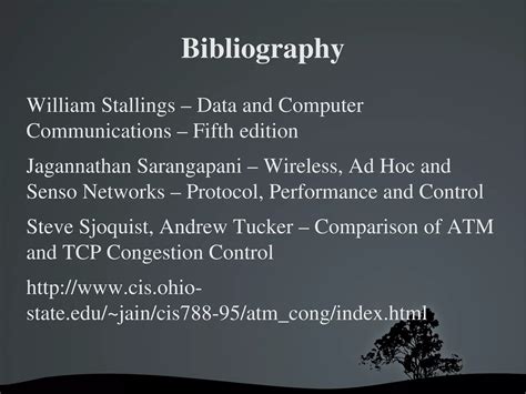 Congestion Control In Computer Networks Atm And Tcp Odp