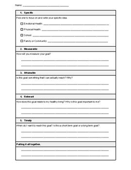 SMART Goals Writing Guide By Mariangela Perrella TPT