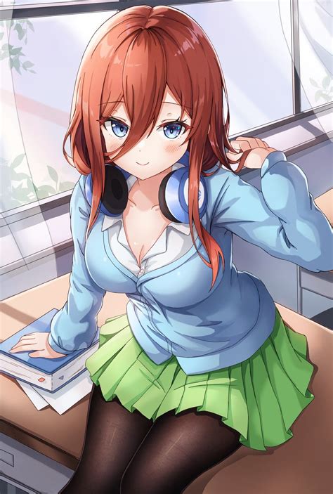 Nakano Miku Go Toubun No Hanayome Drawn By Neonhhs9444 Danbooru