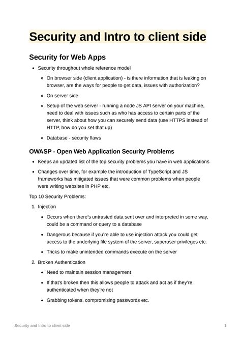 Security And Intro To Client Side Security And Intro To Client Side Security For Web Apps