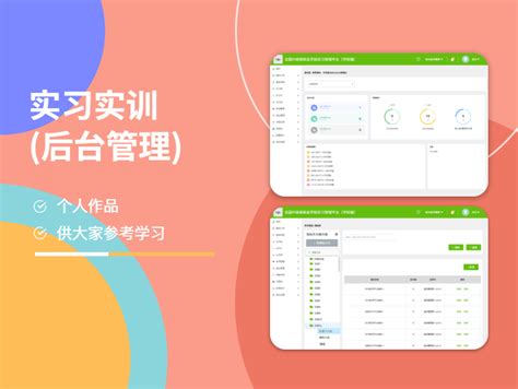实习实训（后台管理）