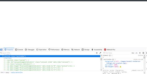 Image Does Not Appear In My Section If I Try It To Upload From Css File