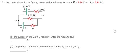 Solved For The Circuit Shown In The Figure Calculate The Chegg