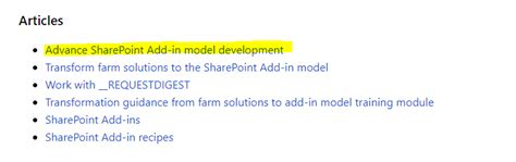 Loc Invalid Link In An Article · Issue 1978 · Sharepointsp Dev Docs