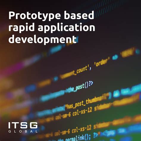Itsg Prototype Rapidapplicationdevelopment Softwaredevelopment