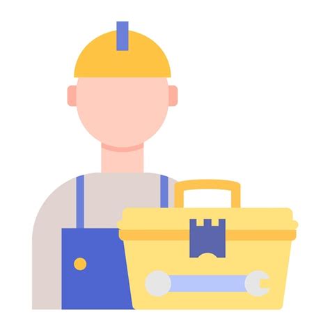 Premium Vector Electrician Service Icon Style