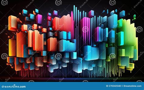 Abstract Data Background UI UX Design Stock Illustration Illustration Of Background Color