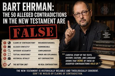 Impeaching Bart Ehrmans Website Listing “50 Contradictions In The