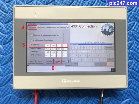 Weintek Hmi Set Ip Address Tutorial
