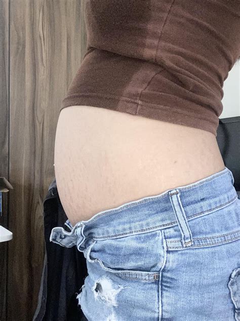 Im Back And So Full ☺️ Massive Stuffing After Taking A Break 😉🤰🏻 R