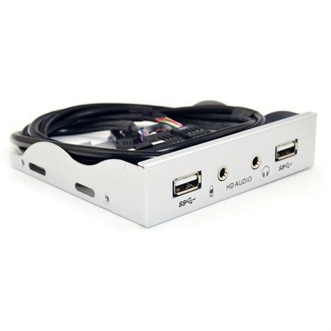 9 контактный разъем Usb 2 0 для флоппи дисковода Hub Hd Audio стойка передней панели 3 5 мм