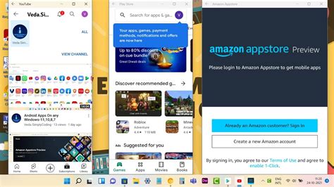 Install Windows Subsystem for Android with Google Play Store Android ...