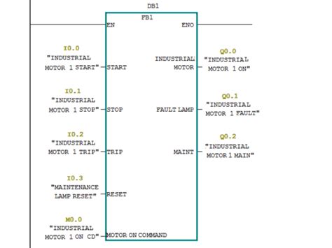 Function Block Fb For Motor Control Logic