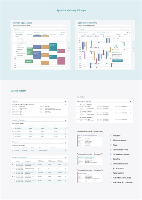 Design System UI Behance Behance