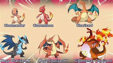Pokemon Charmander Mega Evolution