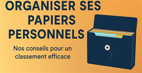 Comment Classer Ses Documents Importants