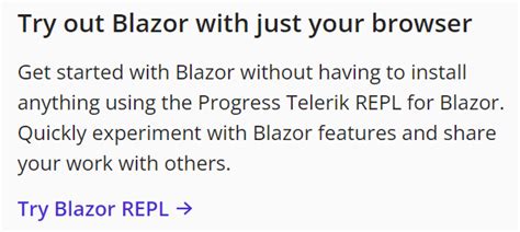 Getting Started With Blazor Repl