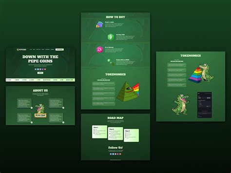 Pepecoin Html Website Template By Allclonescript On Dribbble