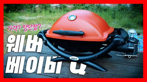 웨버 베이비q 장단점부터 가격까지 모든걸 알려드립니다 바베큐 가스 그릴 끝판왕 Youtube