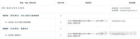 Top1清华大学能动考研情况分析 知乎