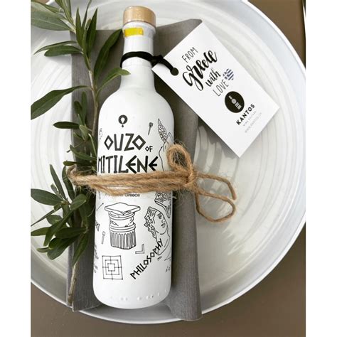 Ouzo Mitilini Eva Greek Distillation 200 Ml
