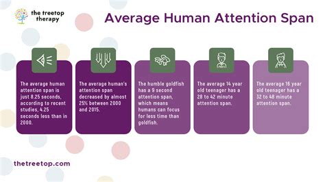 average human attention span by age 31 statistics
