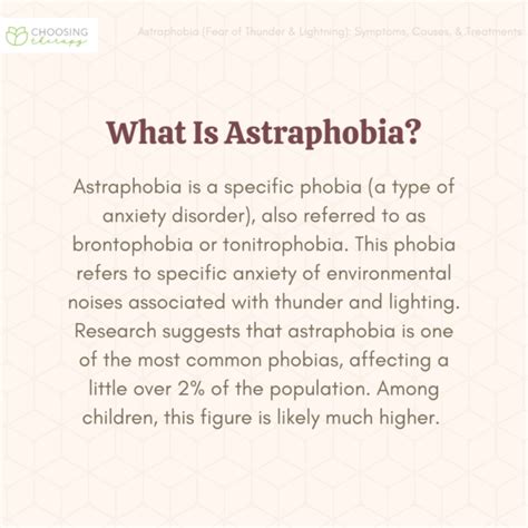Astraphobia Fear Of Thunder And Lightning Symptoms Causes And Treatments