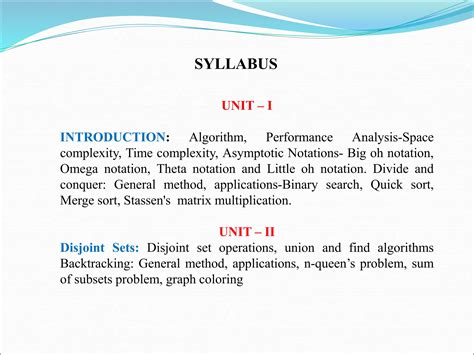 introduction to design algorithm and analysis ppt
