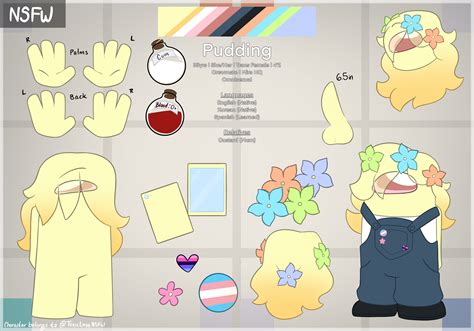 [ Among Us ] Pudding Ari Baker Nsfw Ref Sheet By Demonascended On Newgrounds