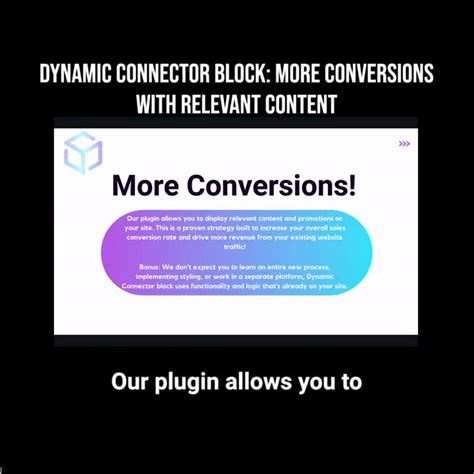 Hanna Bowen On Linkedin My Team At Small Plugins Crafted Our Flagship Plugin Dynamic Connector