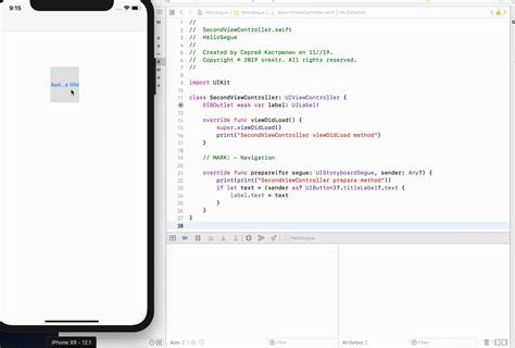 navigation prepare doesn t get called on segue swift 4 2 stack