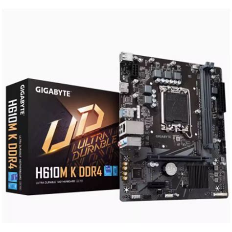 技嘉h610m K Ddr4台式机游戏主板支持12代英特尔cpu处理器1700 Hdmi接口好物推荐