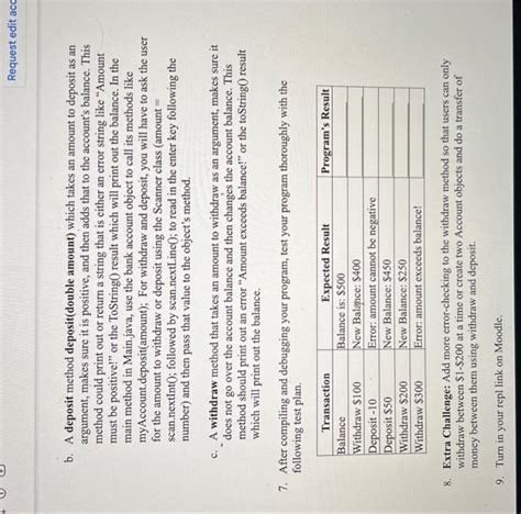 solved 2 add a file to add a new bankaccount class the