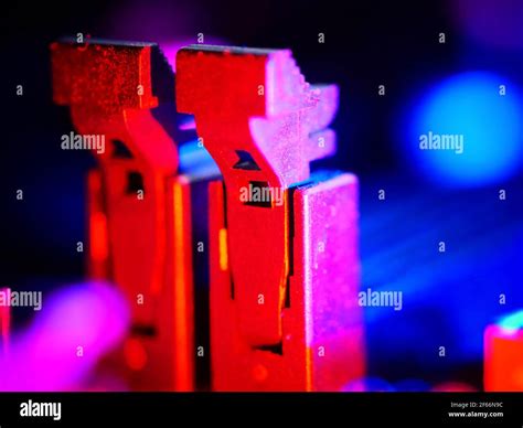 Green Electronic System Computer Motherboard Digital Chip With Transistor Microcircuit Stock
