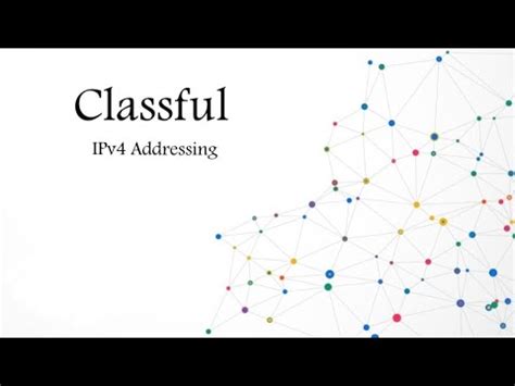 Classful addressing IPv شرح YouTube