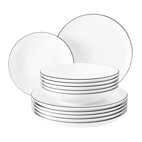 Seltmann Lido Black Line Illallisposliini 12 Osaa Gigantti Verkkokauppa