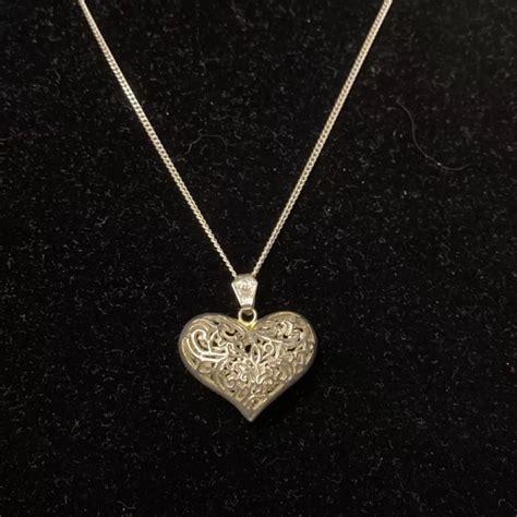 Sterling Silver Chain And Pendant