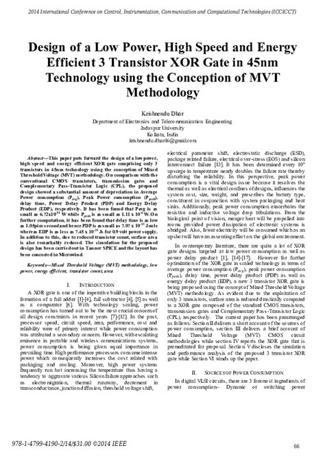 Pdf Design Of A Low Power High Speed And Energy Efficient 3