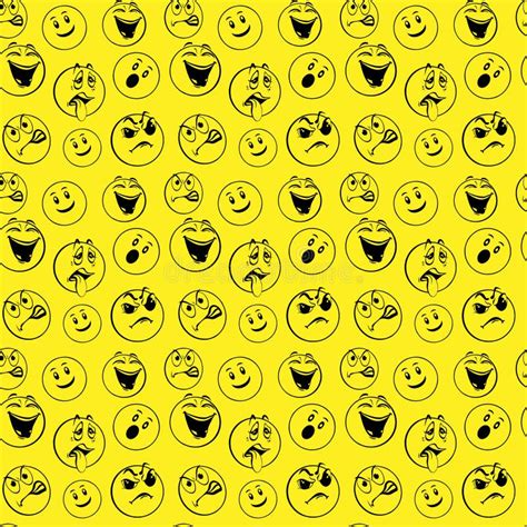 Emoji Seamless Pattern Design Stock Illustration Illustration Of Love Pattern 232442974