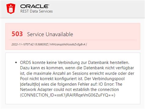 Warning The Pool Named Defaultlo Is Invalid And Will Be Ignored Oracle Forums