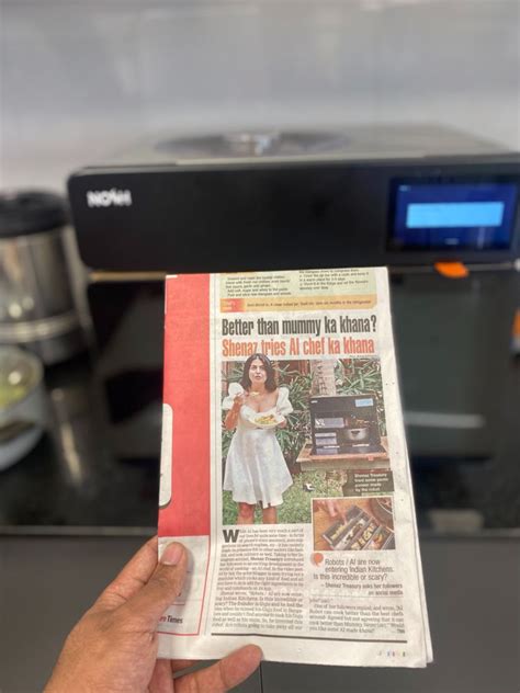 thomas cyriac on linkedin bangloretimes cookingrobot