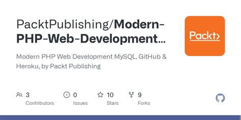github packtpublishing modern php web development mysql github heroku