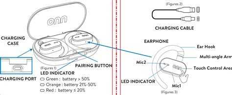 Onn 30685a Wireless Open Ear Earphones User Guide