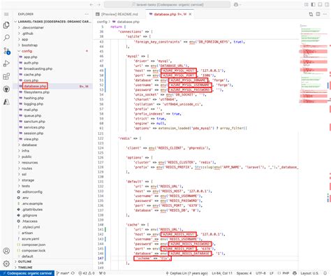 チュートリアルphp アプリと Mysql と Redis Azure App Service Microsoft Learn