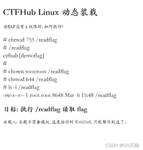 ctfhub linux 动态加载器 ctfhub elf dynaamic loader csdn博客