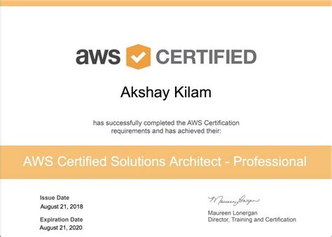 Akshay Kilam On Linkedin Bagged Another One Aws Certified