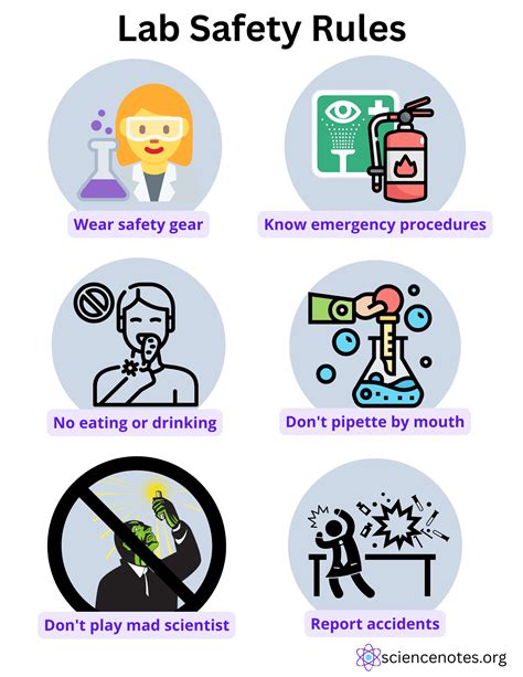 Lab Safety Poster Pack Free Printable Pdfs For Science Labs