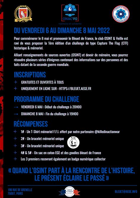 ouverture des inscriptions au ctf osint bleuet de france