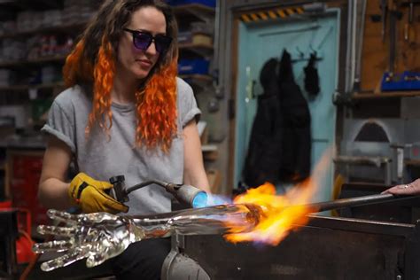 Masterclass Hot Glass Mould Blowing Sadhbh Mowlds The Glass Hub