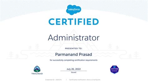 Parmanand Prasad On Linkedin Salesforcecertification Goalachievement